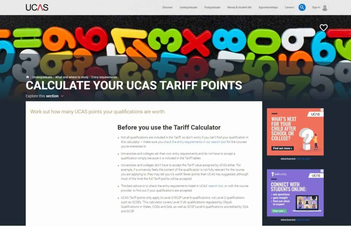 Understanding the UCAS Tariff: A Guide to UK University Admissions ...
