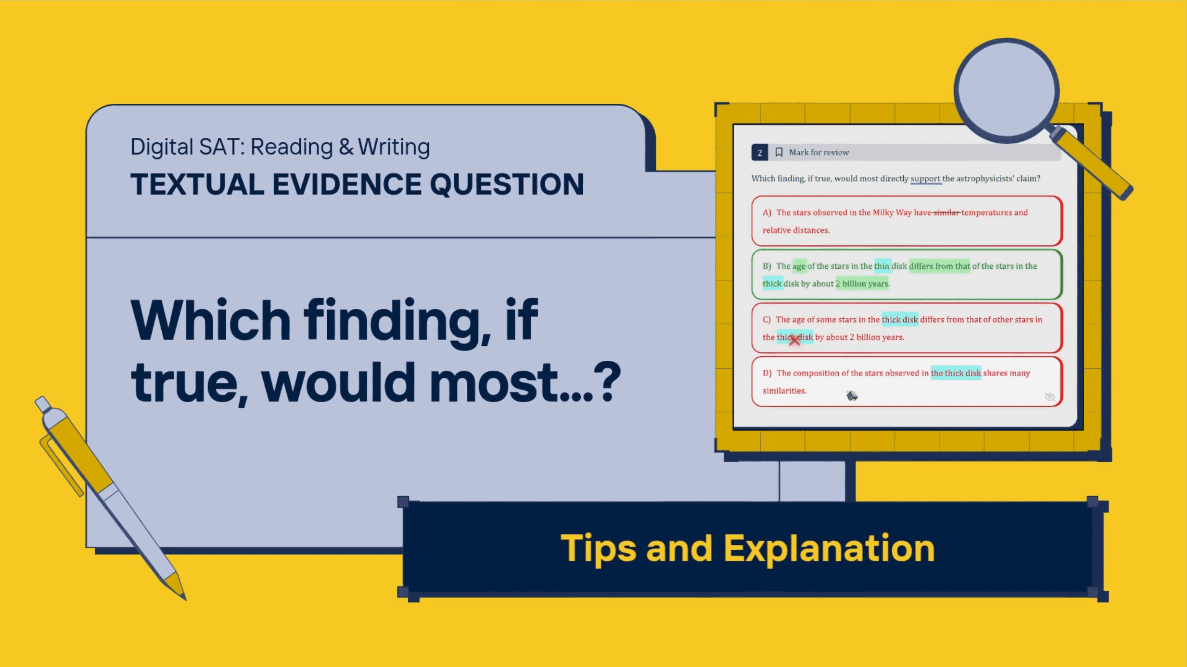 DSAT Textual Evidence Questions: The Claim is Key - Learmazing