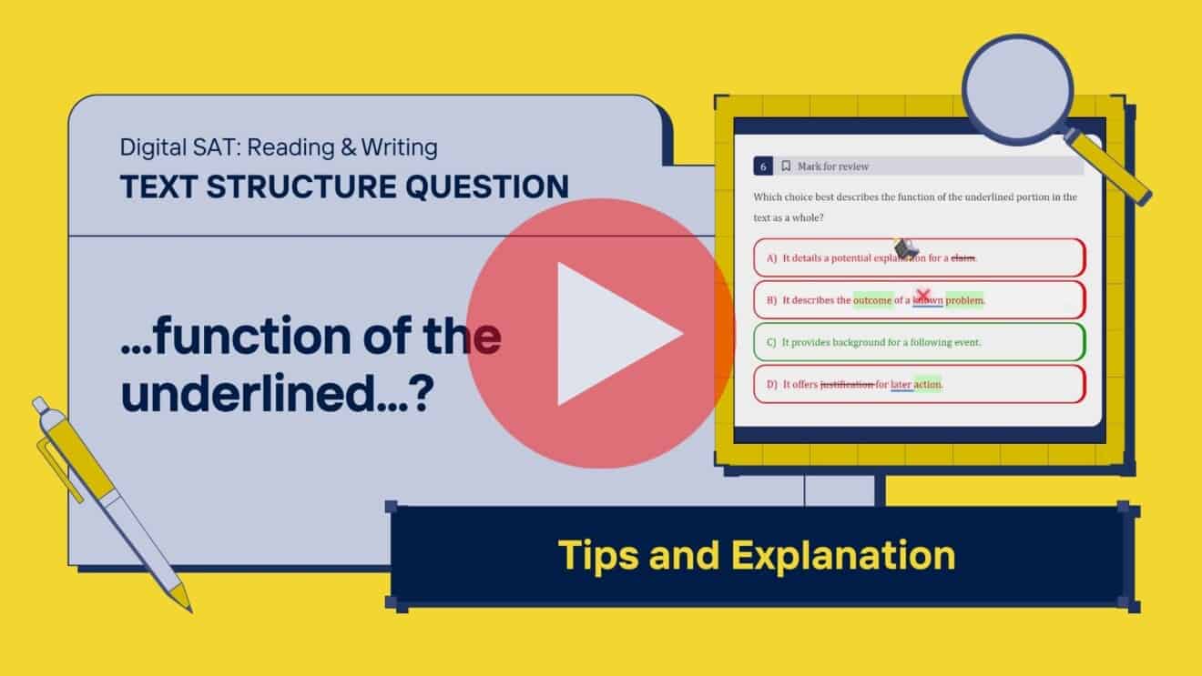 SAT English Tips: underlined sentence questions - Learmazing